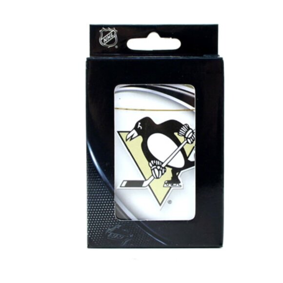Hunter MFG | Games | Deck Of Pittsburgh Penguins Playing Cards Nhl ...